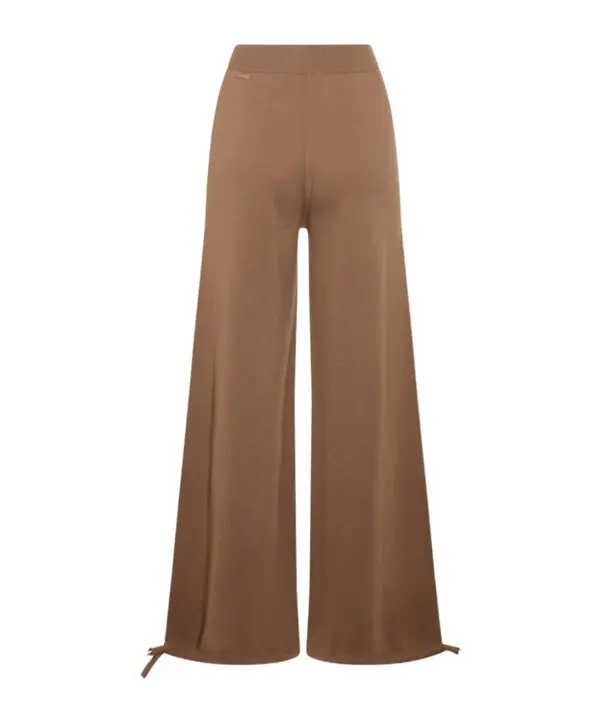 Max Mara Nigeria Wide-leg Knitted Pants - Brown