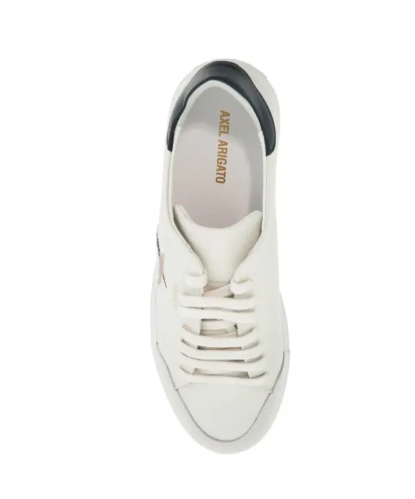 Axel Arigato Leather Bird Embroidered Lace-up Low-top Sneakers - White