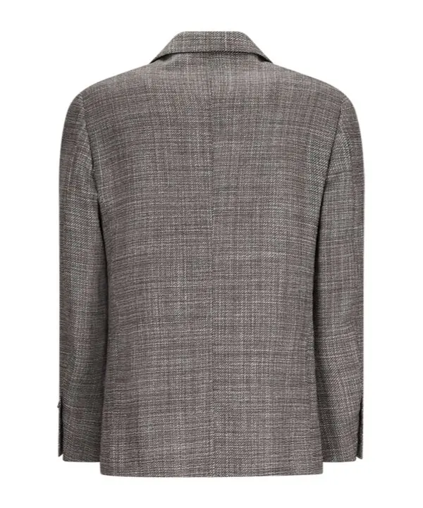 LARDINI Patch-pocket Blazer - Gray