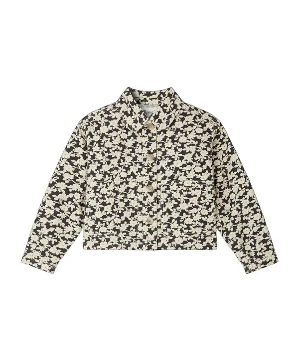Bonpoint Long Sleeve Floral Casual Jacket