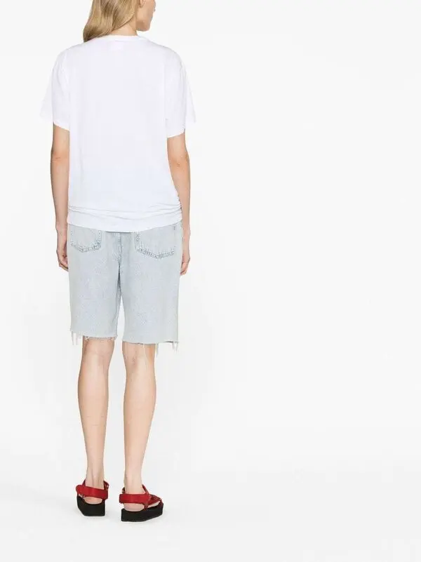 Isabel Marant Étoile Logo Printed Crewneck T-shirt