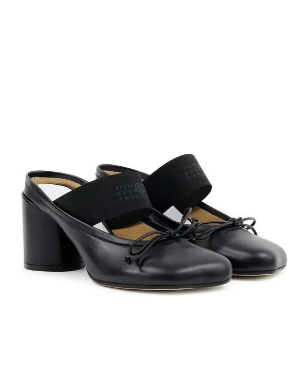 MAISON MARGIELA Leather Heeled Slip-on Pumps