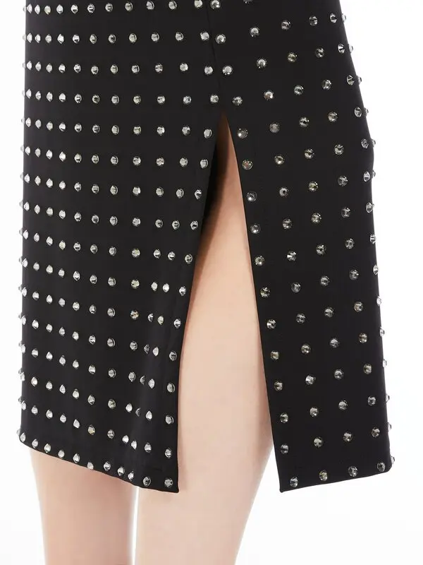 Sportmax All-over Embellished Midi Skirt