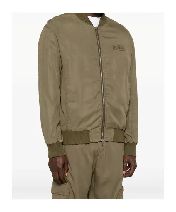 Iceberg Regular-fit Jacket With Zip Fastening And Ribbed Trims