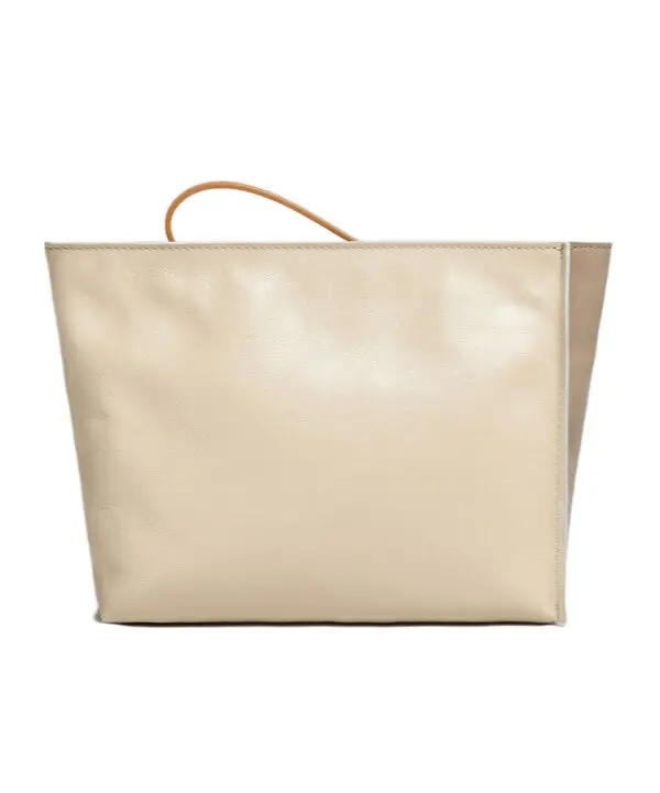 Marni Clutch With Leather Ring And Logo