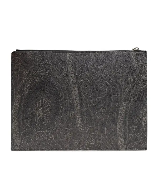 Etro Pegaso Embroidered Pouch Bag