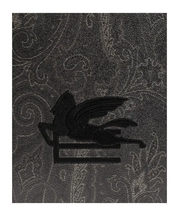 Etro Pegaso Embroidered Pouch Bag