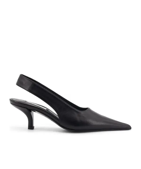 TOTEME Slingback Pointed Toe Pumps - Black