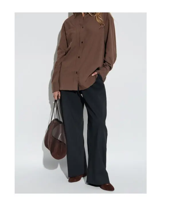 Studio Nicholson Belted Wide-leg Trousers