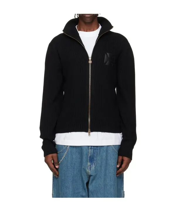 Vetements Logo Patch Zip-up Jacket