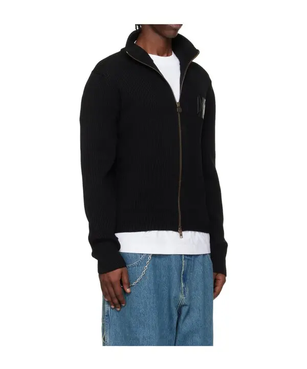 Vetements Logo Patch Zip-up Jacket