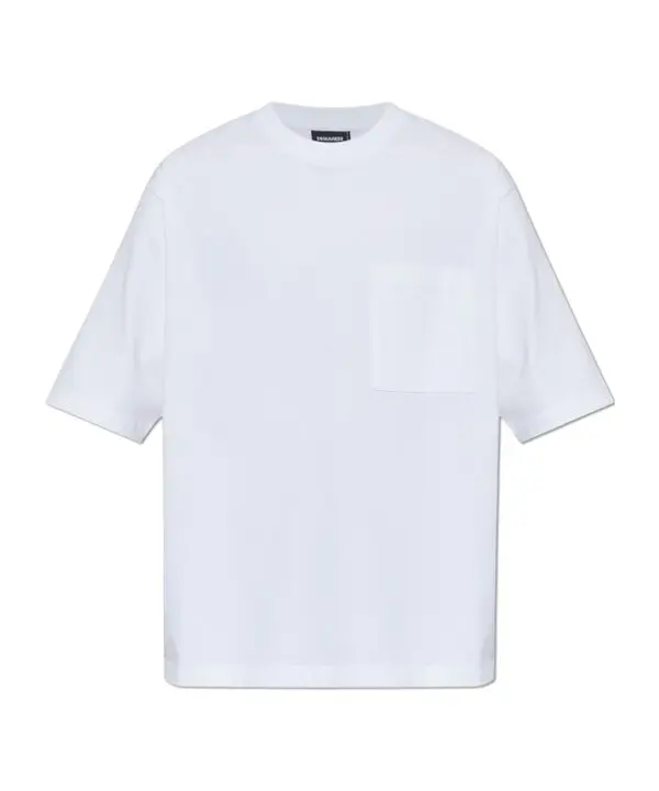 Dsquared2 Pocket-detailed Crewneck T-shirt - White