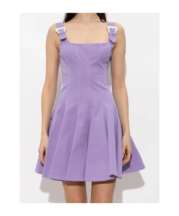 Versace Strappy Buckled Dress