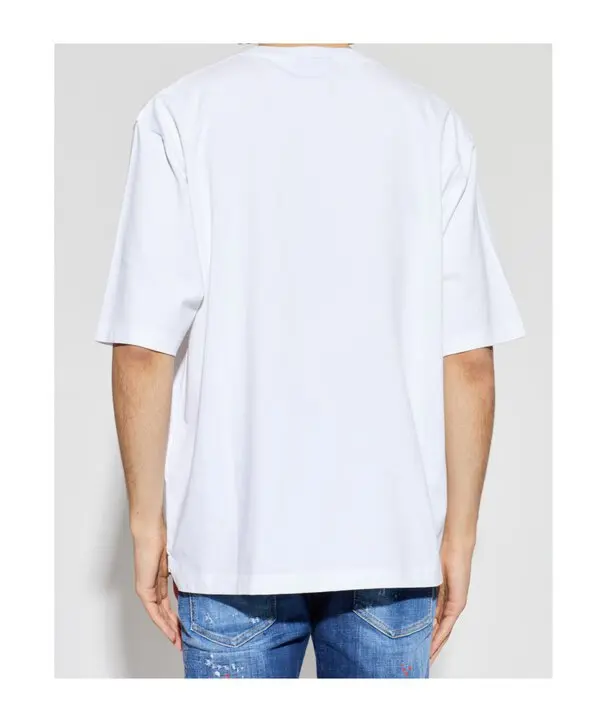 Dsquared2 Pattern-printed Crewneck T-shirt - White
