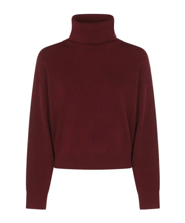 Brunello Cucinelli Roll Neck Knitted Jumper - Brown