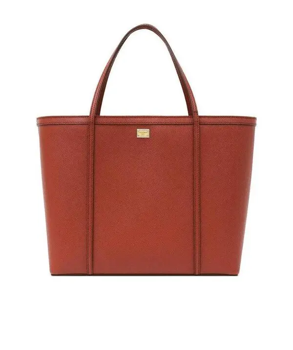Dolce & Gabbana Logo Detail Tote Bag - Red