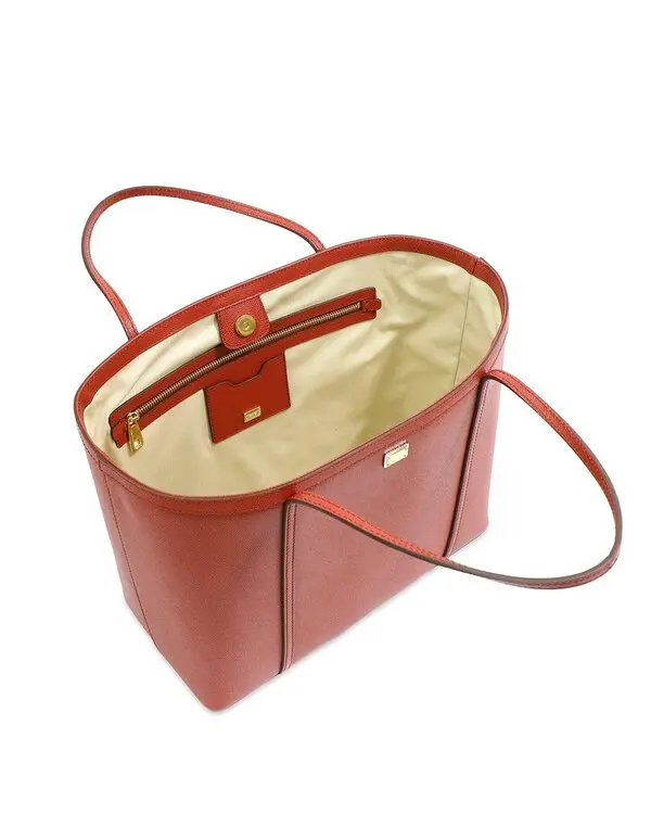 Dolce & Gabbana Logo Detail Tote Bag - Red