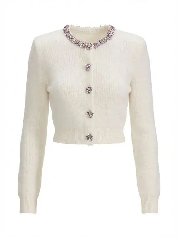 SELF-PORTRAIT Embellished Cardigan