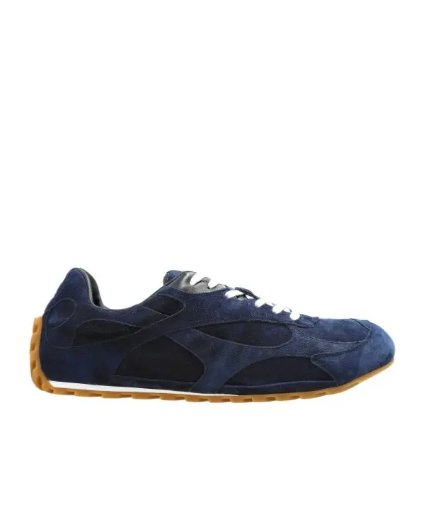 Bottega Veneta Orbit Flash Sneakers - Navy Blue