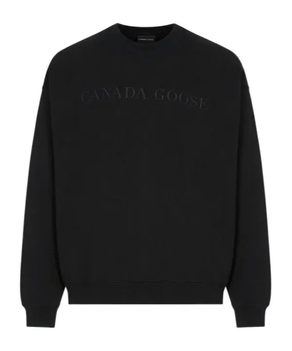 Canada Goose Logo Embroidered Crewneck Sweatshirt