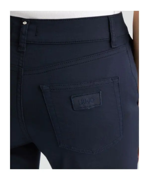 Liu Jo High-rise Cropped Trousers - Blue