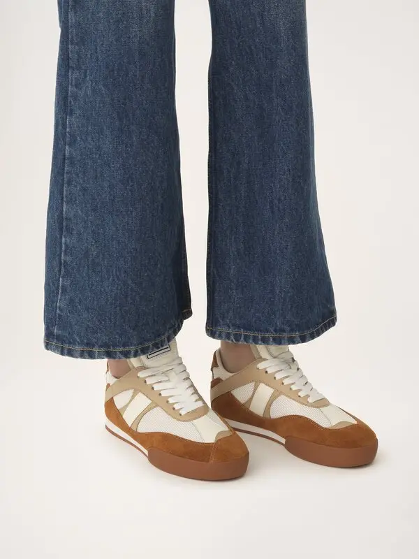 Chloé Kick Lace-up Sneakers - Rust-brown
