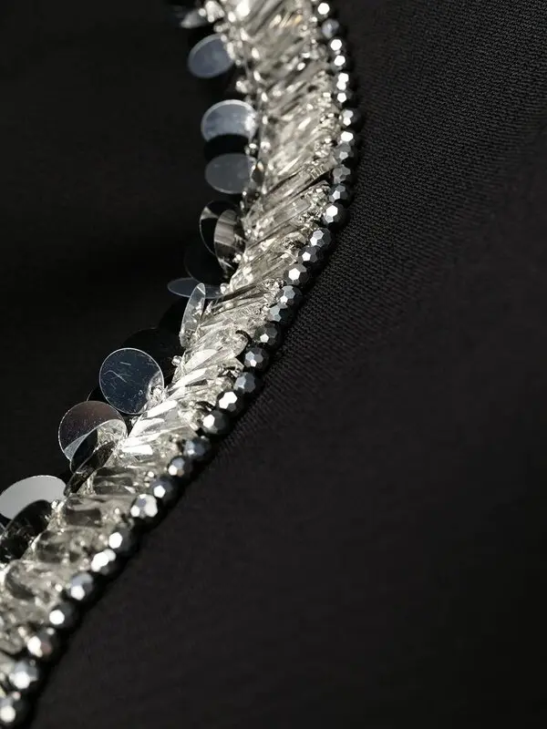 Prada Embellished Collar Babydoll Dress