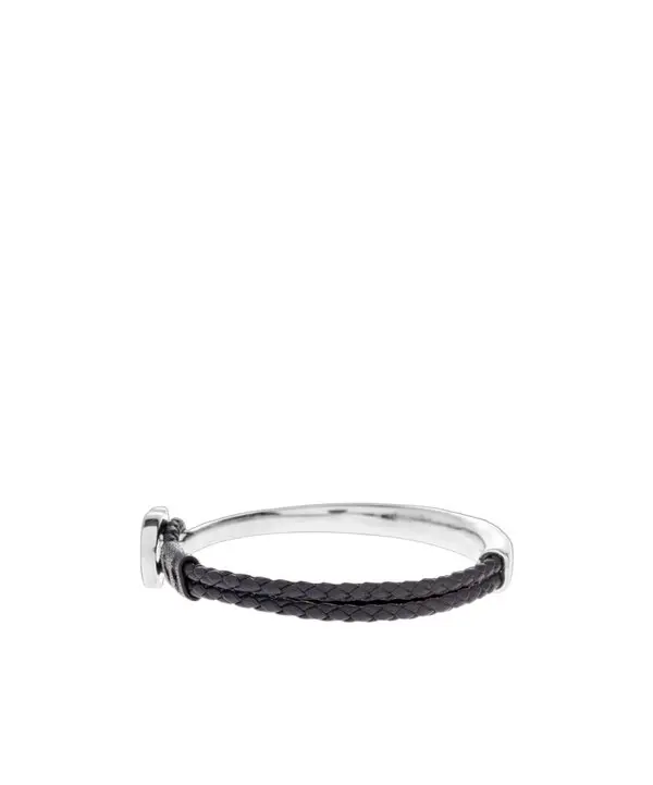 FERRAGAMO Gancini Cuff Bracelet - Navy