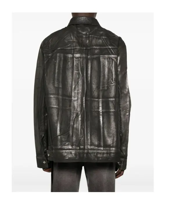 Rick Owens Strapped Jumbo Denim Jacket