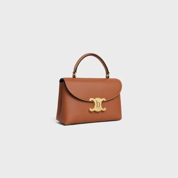 Celine Teen Nino Bag In Supple Grained Calfskin - Tan