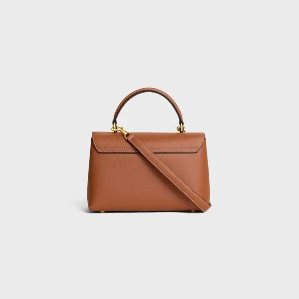 Celine Teen Nino Bag In Supple Grained Calfskin - Tan
