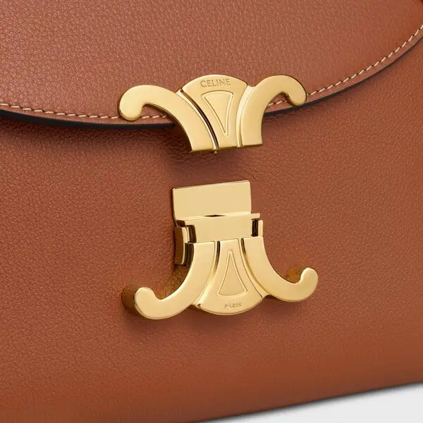 Celine Teen Nino Bag In Supple Grained Calfskin - Tan