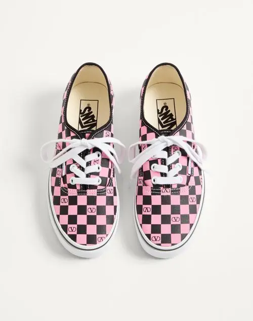 Valentino Garavani X Vans Checkerboard Lace-up Sneakers - Multicolor