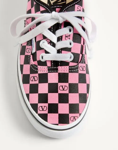 Valentino Garavani X Vans Checkerboard Lace-up Sneakers - Multicolor