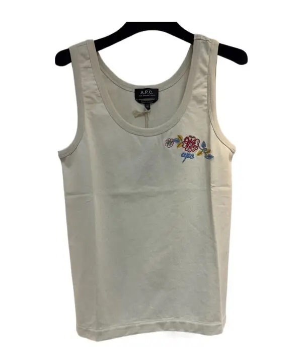 A.p.c. U-neck Sleeveless Vest With Graphic Print
