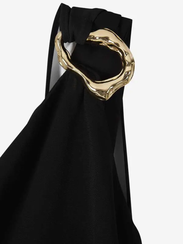 Roland Mouret Embellished Asymmetric Gown
