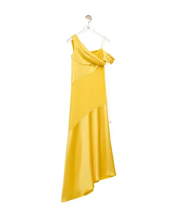 Loewe Asymmetric Sleeveless Dress - Yellow