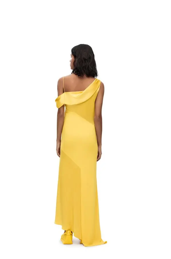 Loewe Asymmetrical Sleeveless Maxi Dress