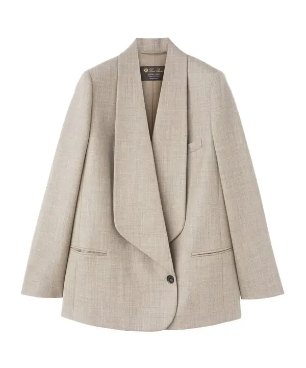 Loro Piana Long-sleeved Suit Coat With Welt Pockets