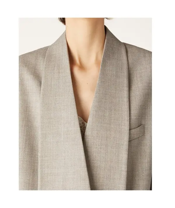 Loro Piana Long-sleeved Suit Coat With Welt Pockets