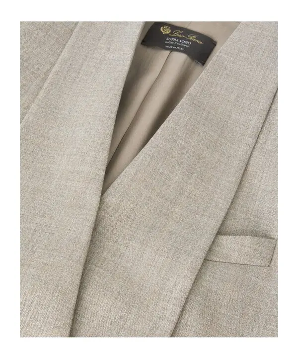 Loro Piana Long-sleeved Suit Coat With Welt Pockets