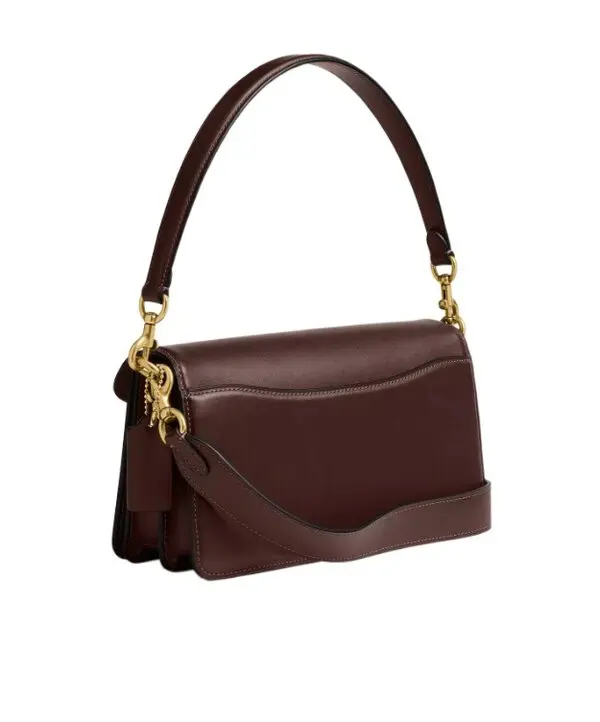 COACH Signature Hardware Shoulder Bag - B4/maple Maple
