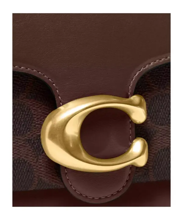 COACH Signature Hardware Shoulder Bag - B4/maple Maple