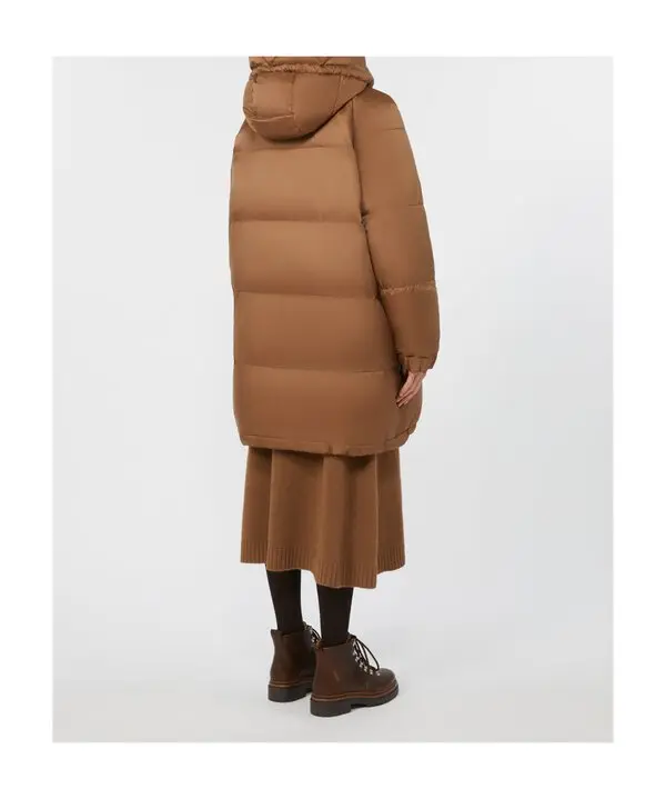 Max Mara Hooded Reversible Jacket - Hazelnut Brown