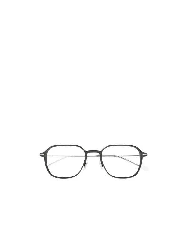 Montblanc Eyewear Square Frame Glasses - Black