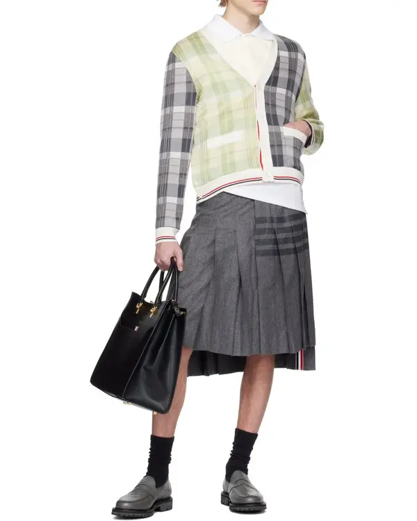 Thom Browne 4-bar Crewneck Knitted Jumper