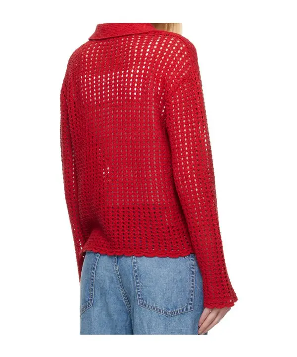 RAG  BONE Rag & Bone Openwork Knit Cardigan