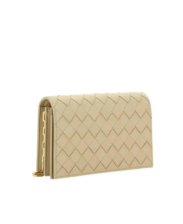 Bottega Veneta Mini Knitted Crossbody Bag - Oat
