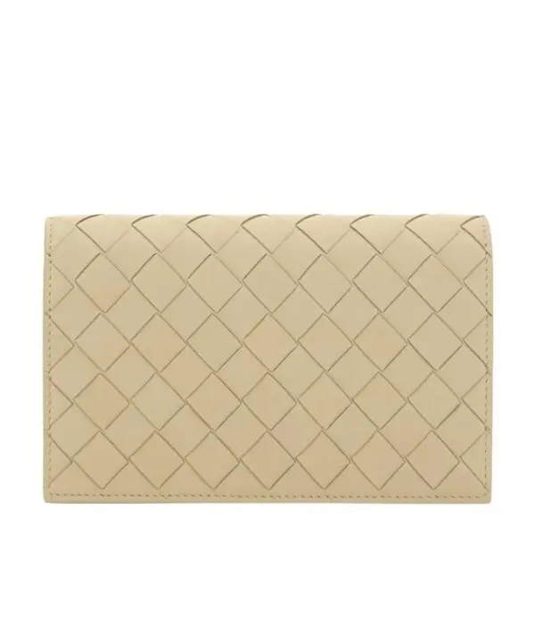 Bottega Veneta Mini Knitted Crossbody Bag - Oatmeal