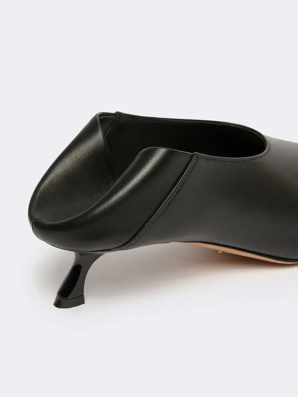 Sportmax Nappa Leather Pumps With Foldable Back